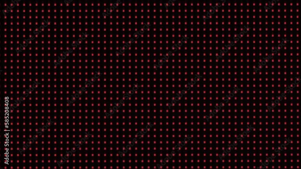Macro view of a television LED display with RGB sub-pixels. Colored ...