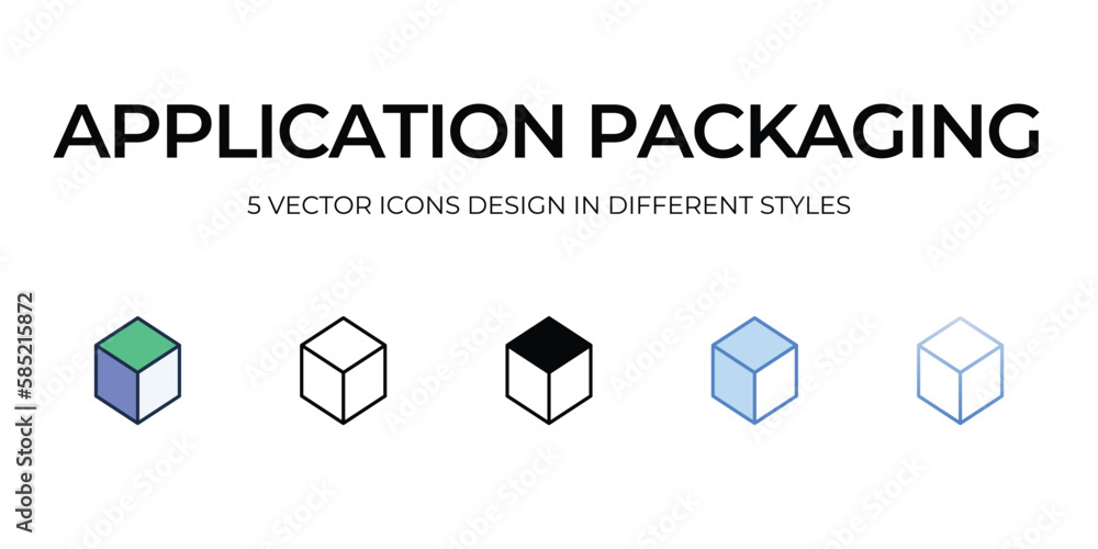 Application Packaging icon. Suitable for Web Page, Mobile App, UI, UX ...
