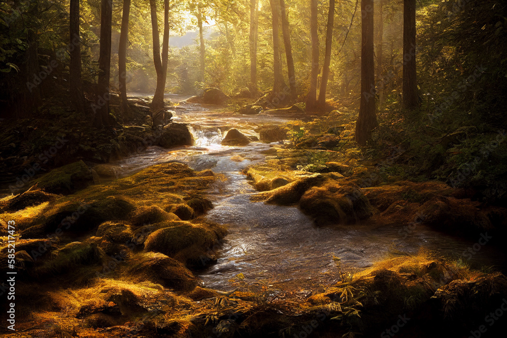 Beauty of nature at its finest. The golden hour enhances the beauty of ...