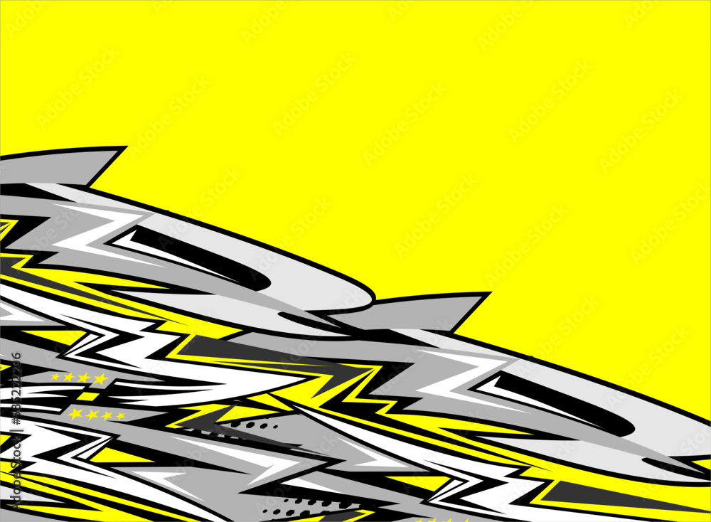 design vector racing background with a unique line pattern and with a ...