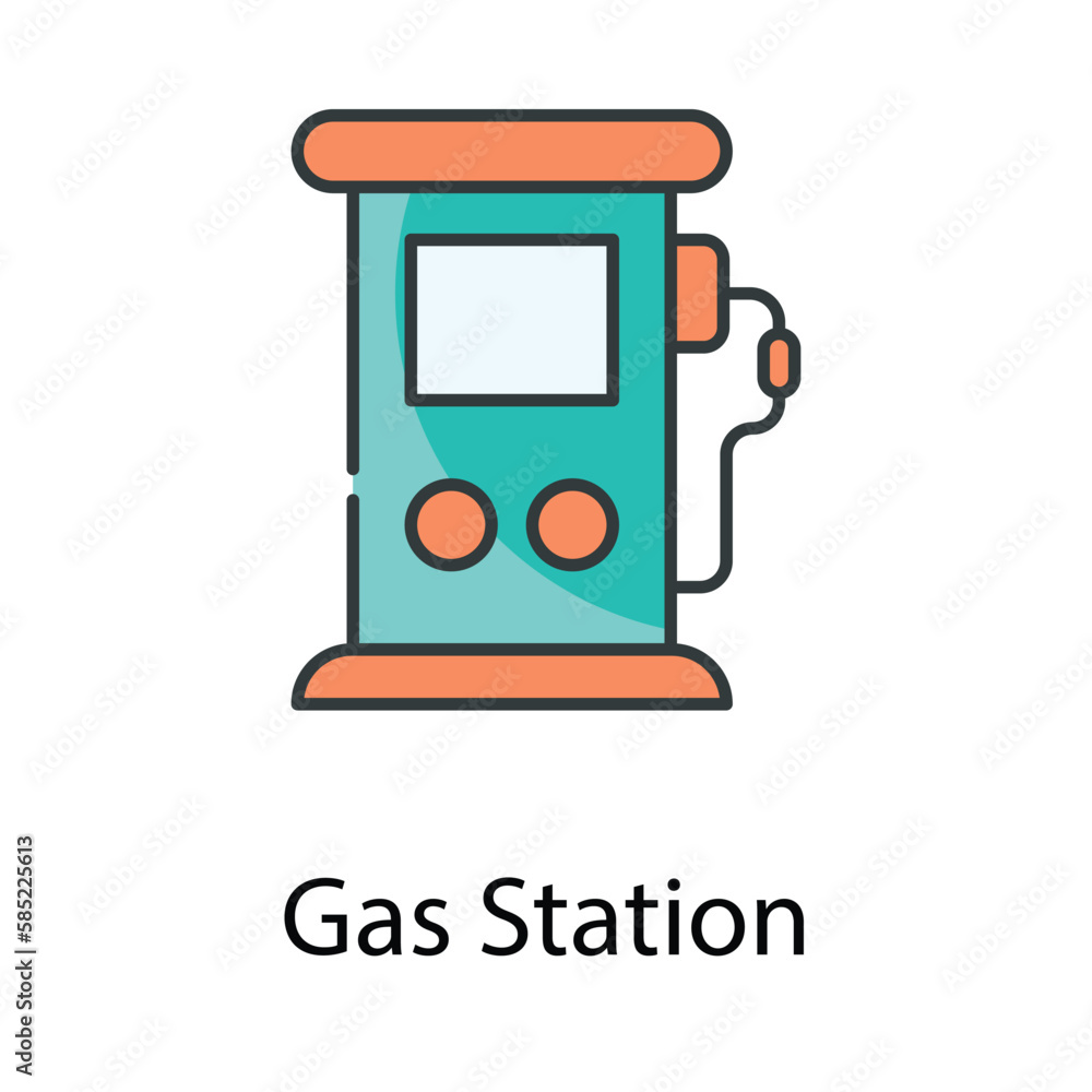 Gas Station icon. Suitable for Web Page, Mobile App, UI, UX and GUI ...