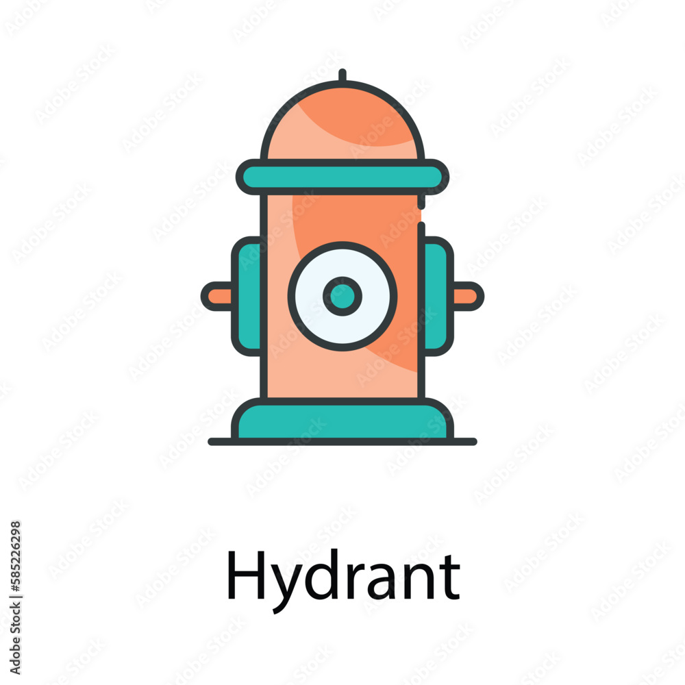 Hydrant icon. Suitable for Web Page, Mobile App, UI, UX and GUI design ...