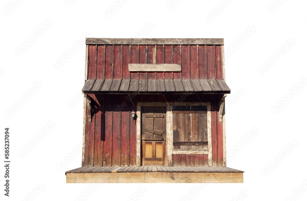 Historic western town film set shack inside Santa Monica Mountains ...