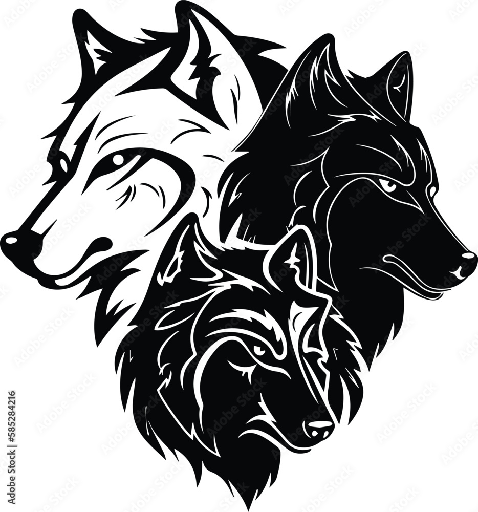 Wolf Pack Vector