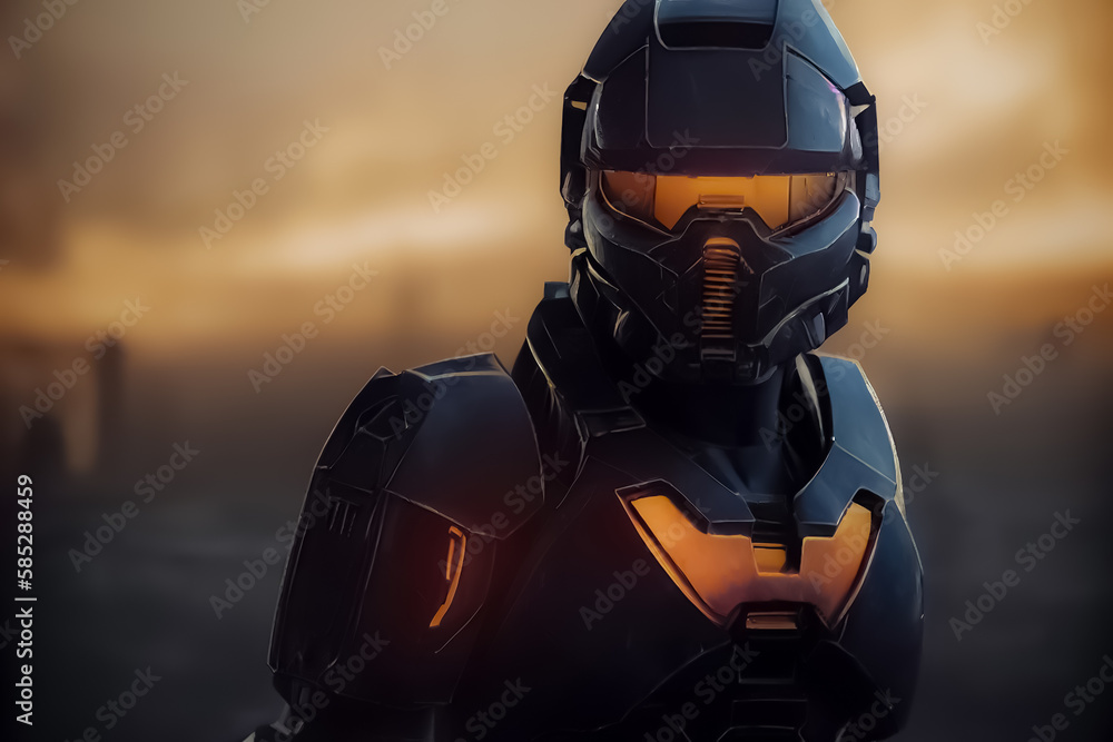 Modern urban soldiers of special elite commando units posing in special ...