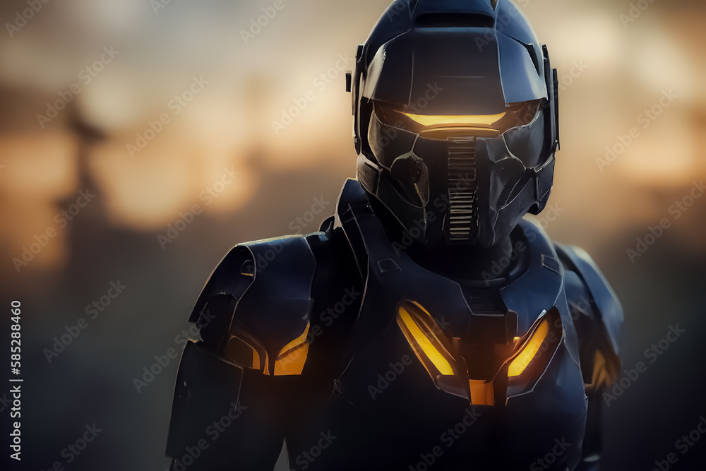 Modern urban soldiers of special elite commando units posing in special ...