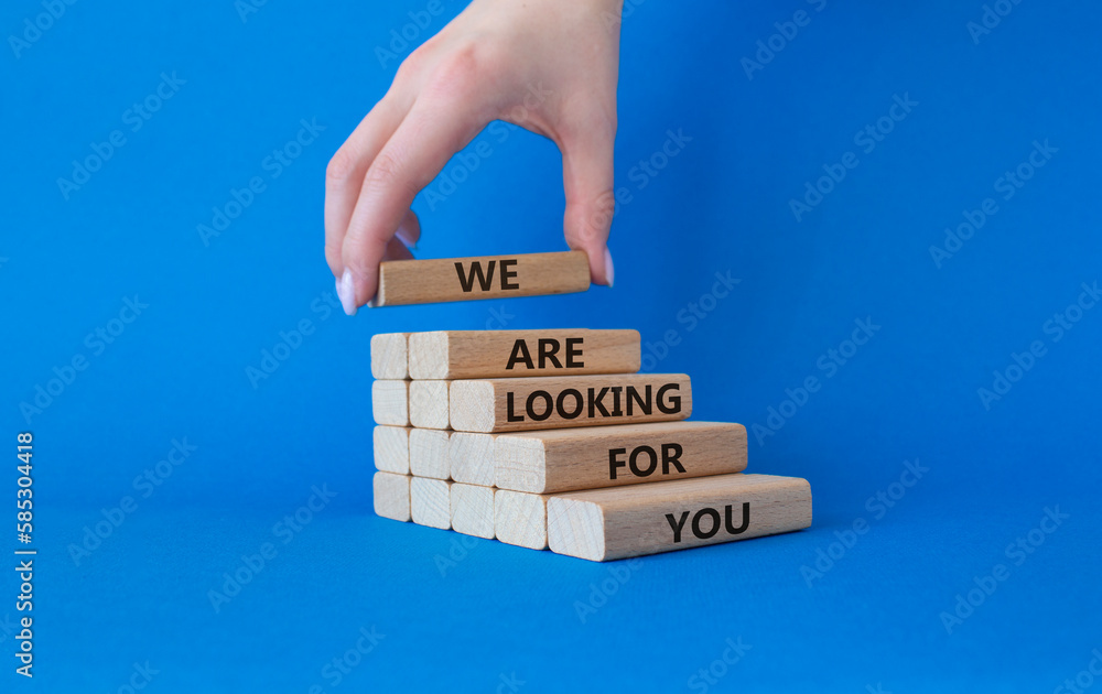 Tell us what you think symbol. Wooden blocks with words Tell us what ...