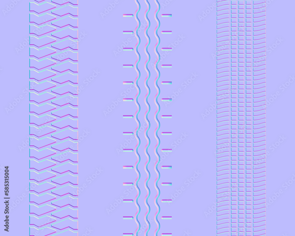 Normal map of tire pattern (Perfect seamless pattern) Stock イラスト ...