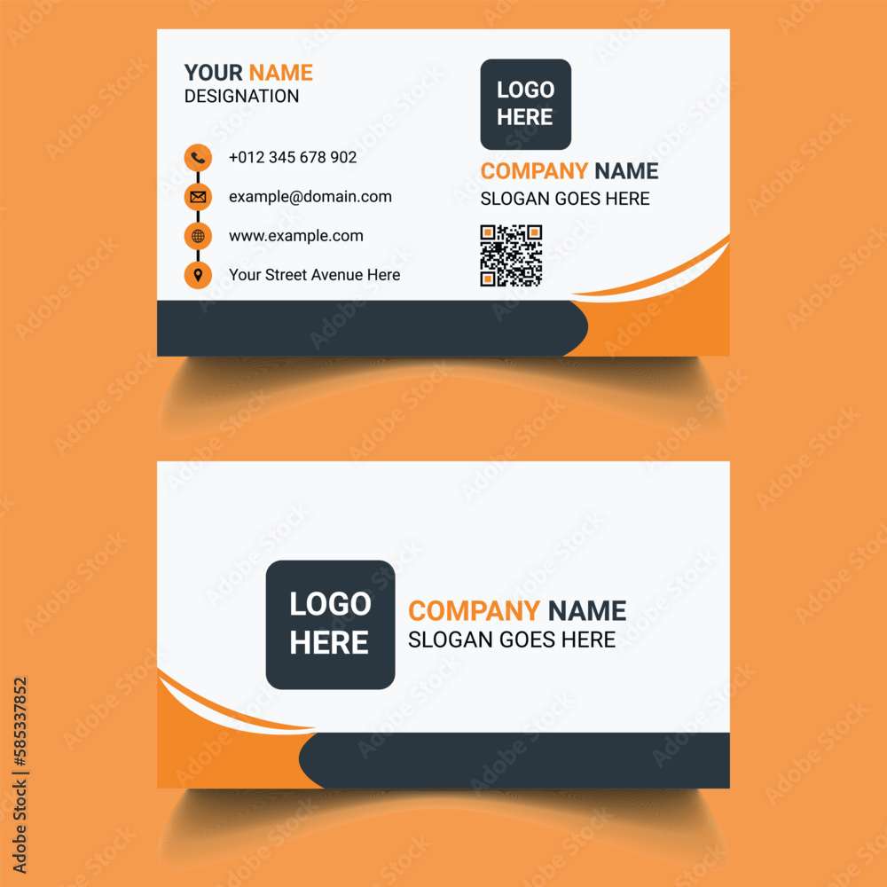 Business Card. Creative Modern And Corporate Business Card Template ...
