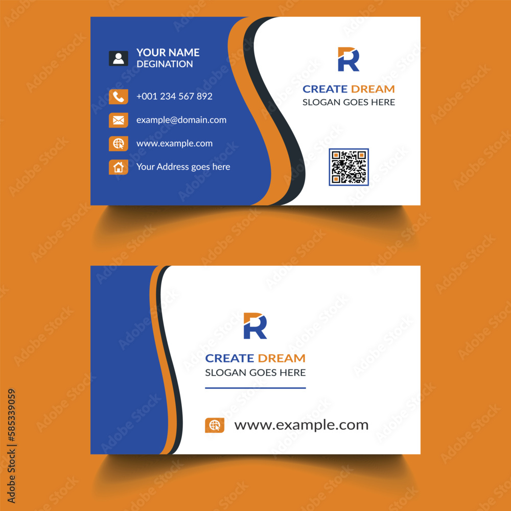 Business Card. Creative Modern And Corporate Business Card Template ...