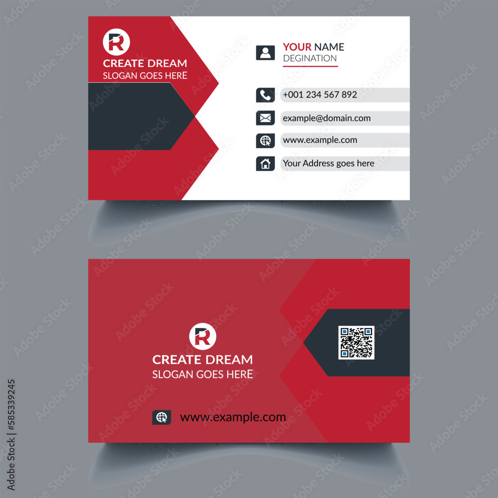 Business Card. Creative Modern And Corporate Business Card Template ...
