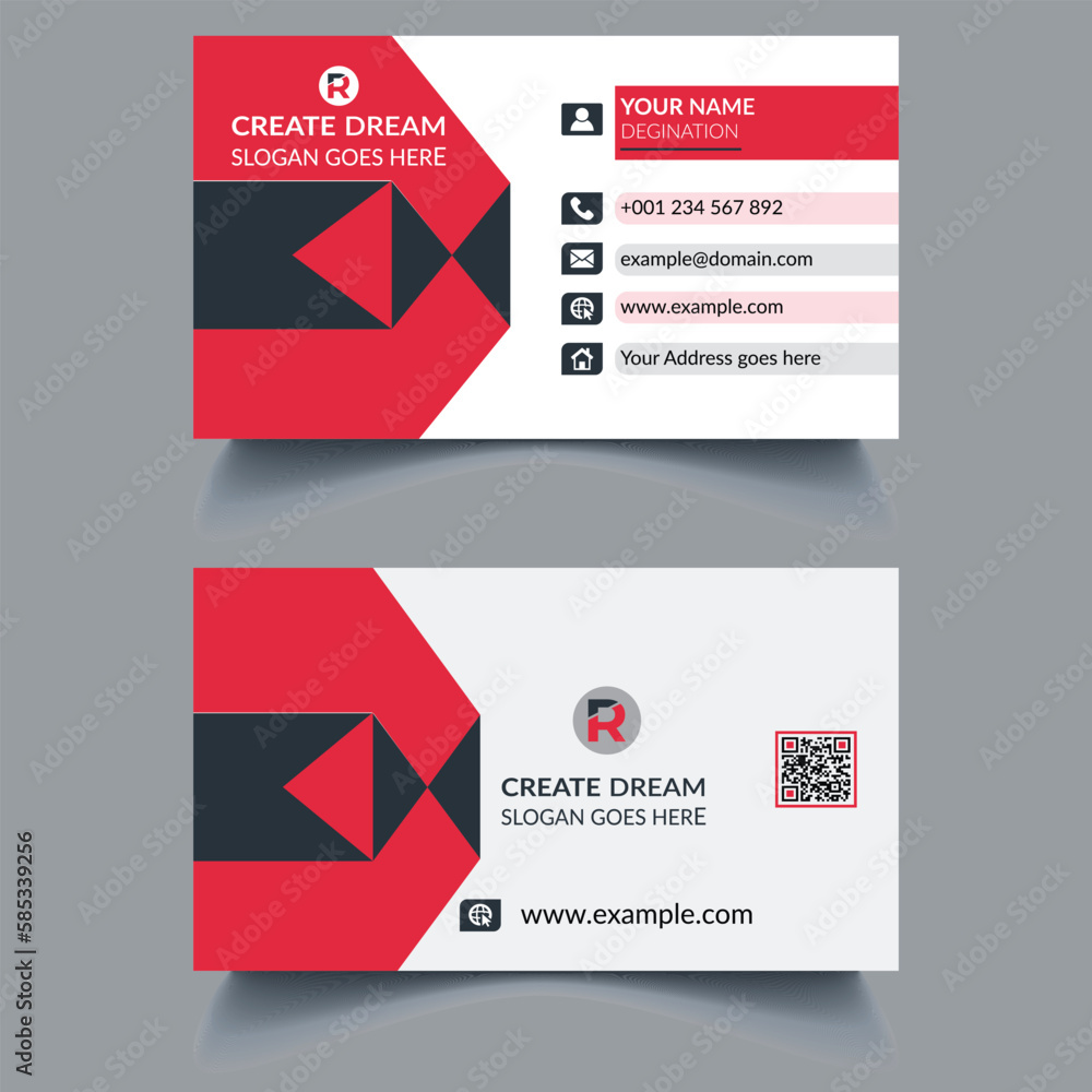 Business Card. Creative Modern And Corporate Business Card Template ...