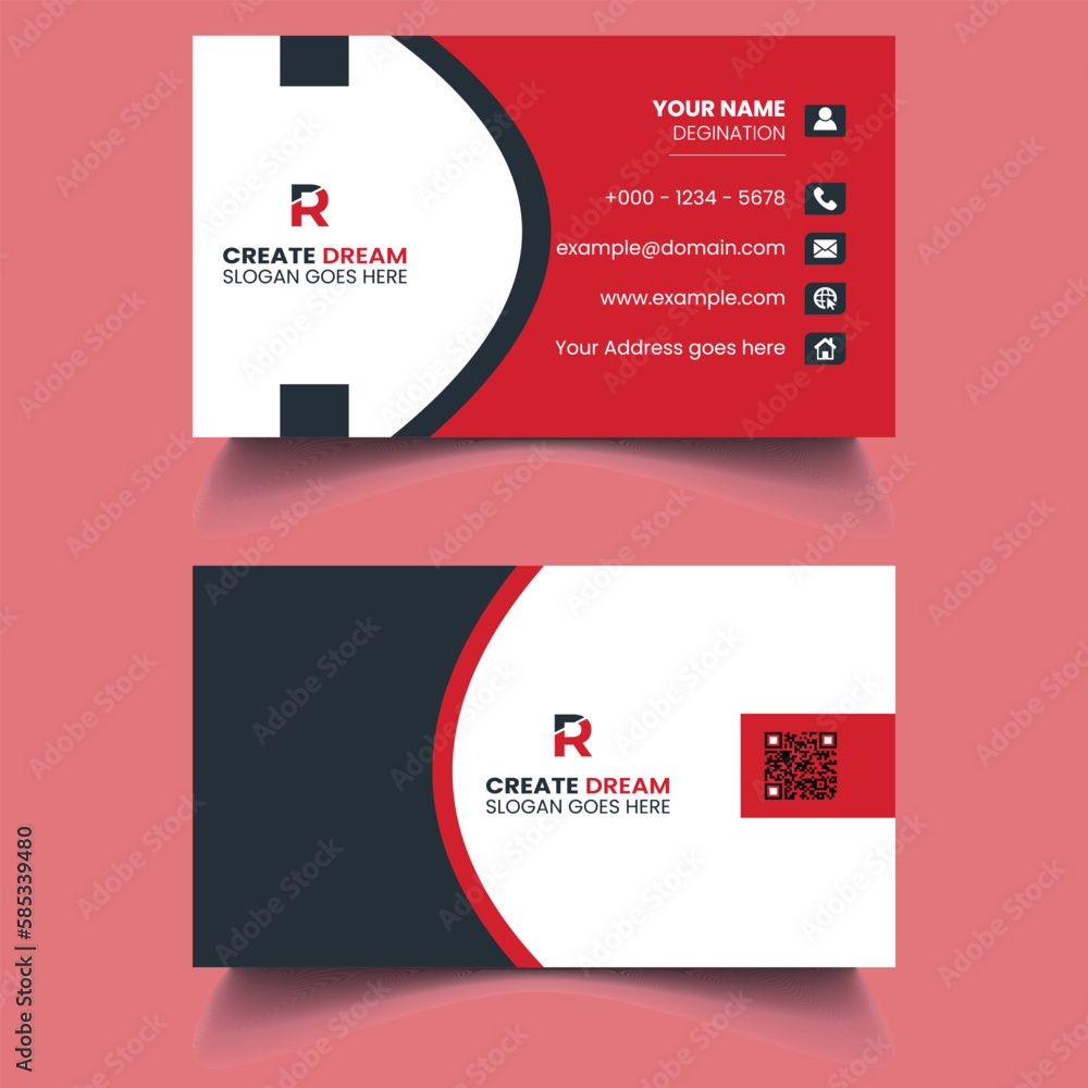 Business Card. Creative Modern And Corporate Business Card Template ...