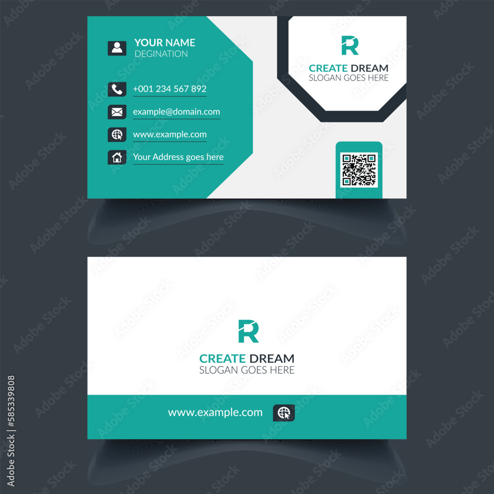 Business Card. Creative Modern And Corporate Business Card Template ...
