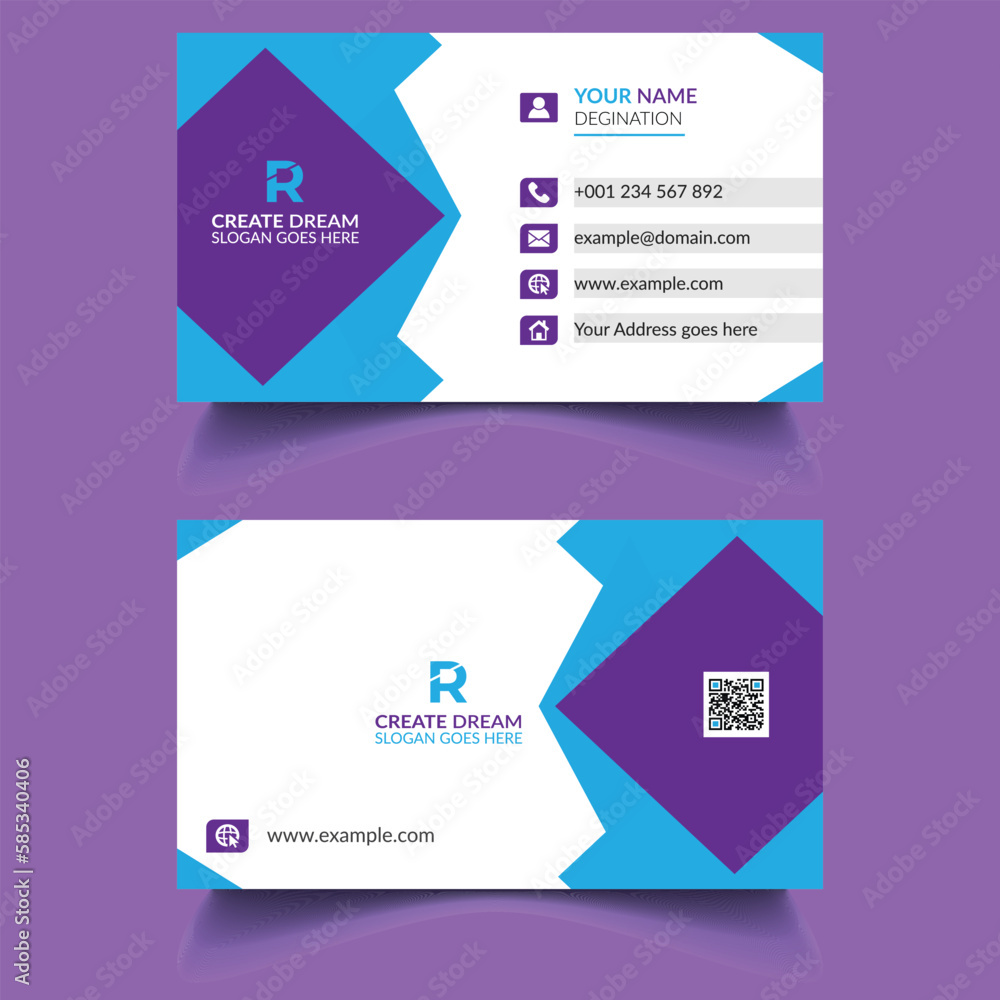 Business Card. Creative Modern And Corporate Business Card Template ...