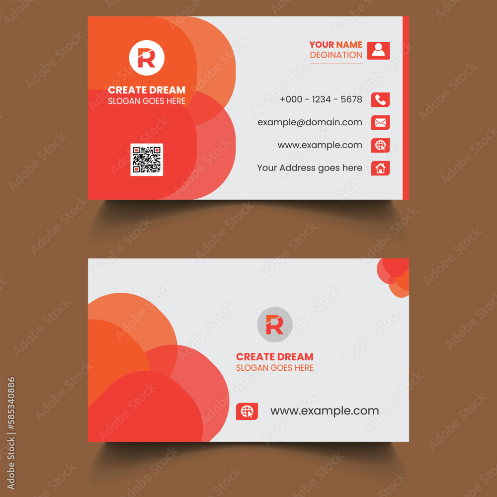 Business Card. Creative Modern And Corporate Business Card Template ...