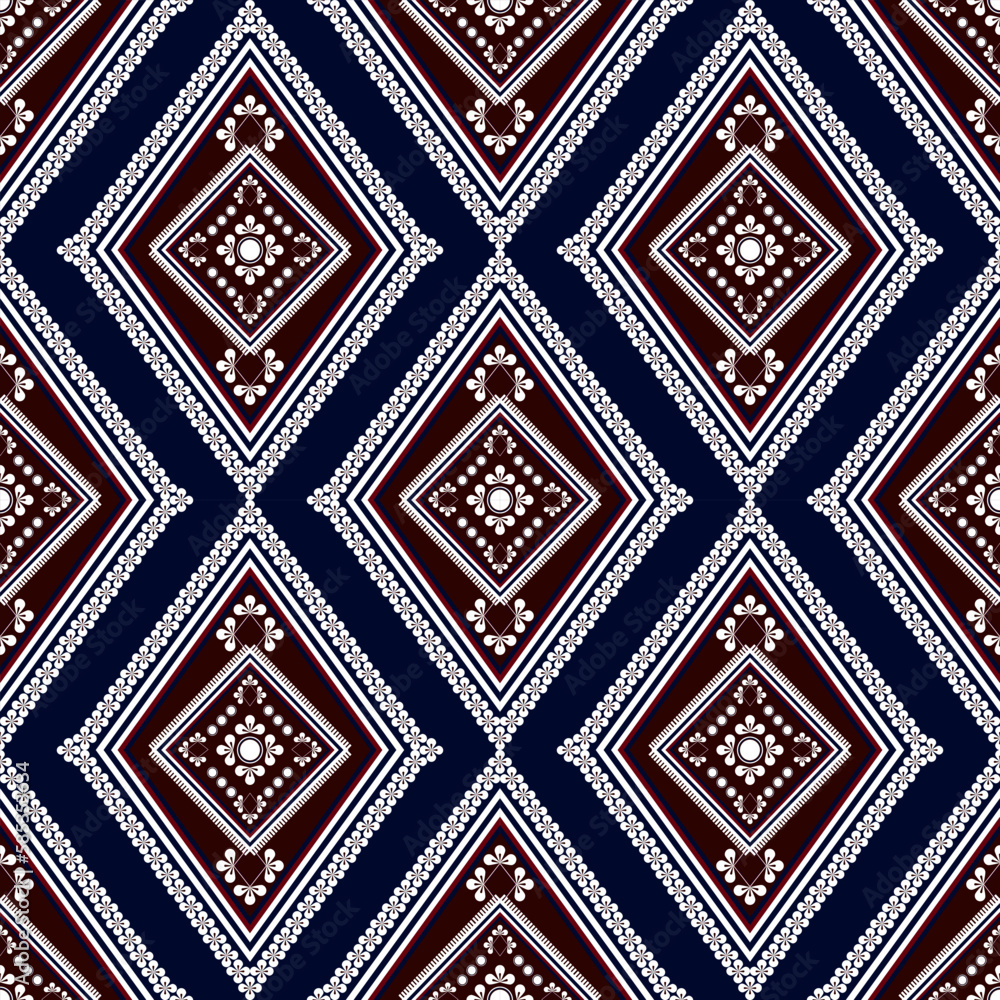 Tribal ethnic vector pattern.Designs for fabric and printing.Geometric ...