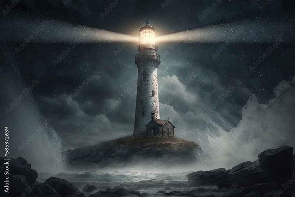 Into The Embrace Of Guiding Light-A Timeless Visualization Of A ...