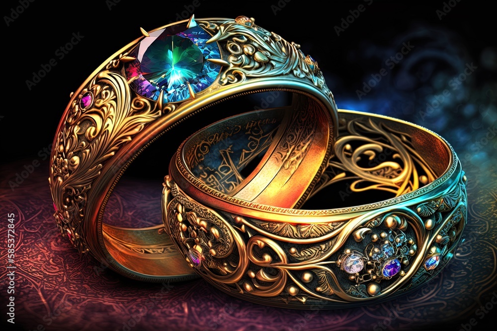 Magical Magic and Mystical Splendor: A Fantasy Wedding Ring ...