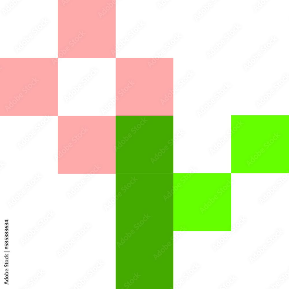 Cute pink flower pixel art icon PNG Stock Illustration | Adobe Stock