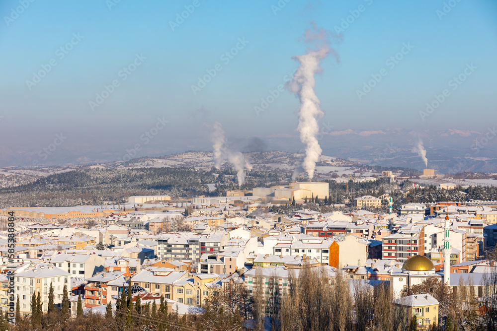 Sogut city, the first capital of the Ottoman empire in Turkey Stock ...
