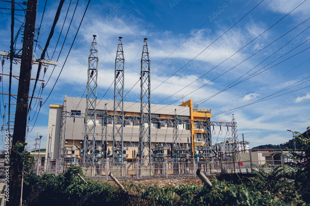 Poster High voltage electric power plant current distribution ...