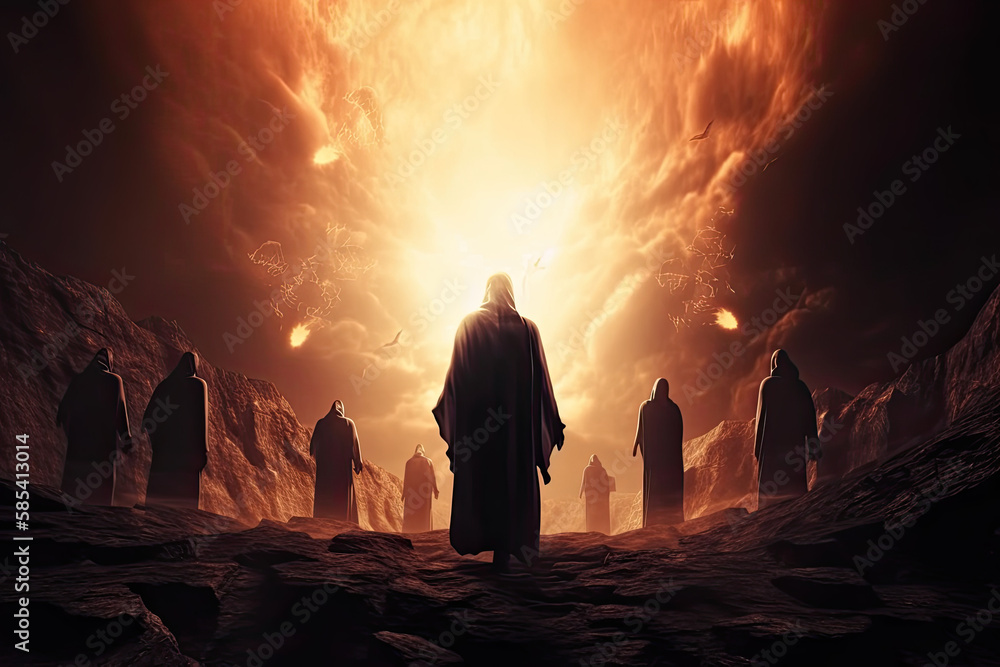 Judgement day. The return of Jesus Christ, New Testament, Hell and ...