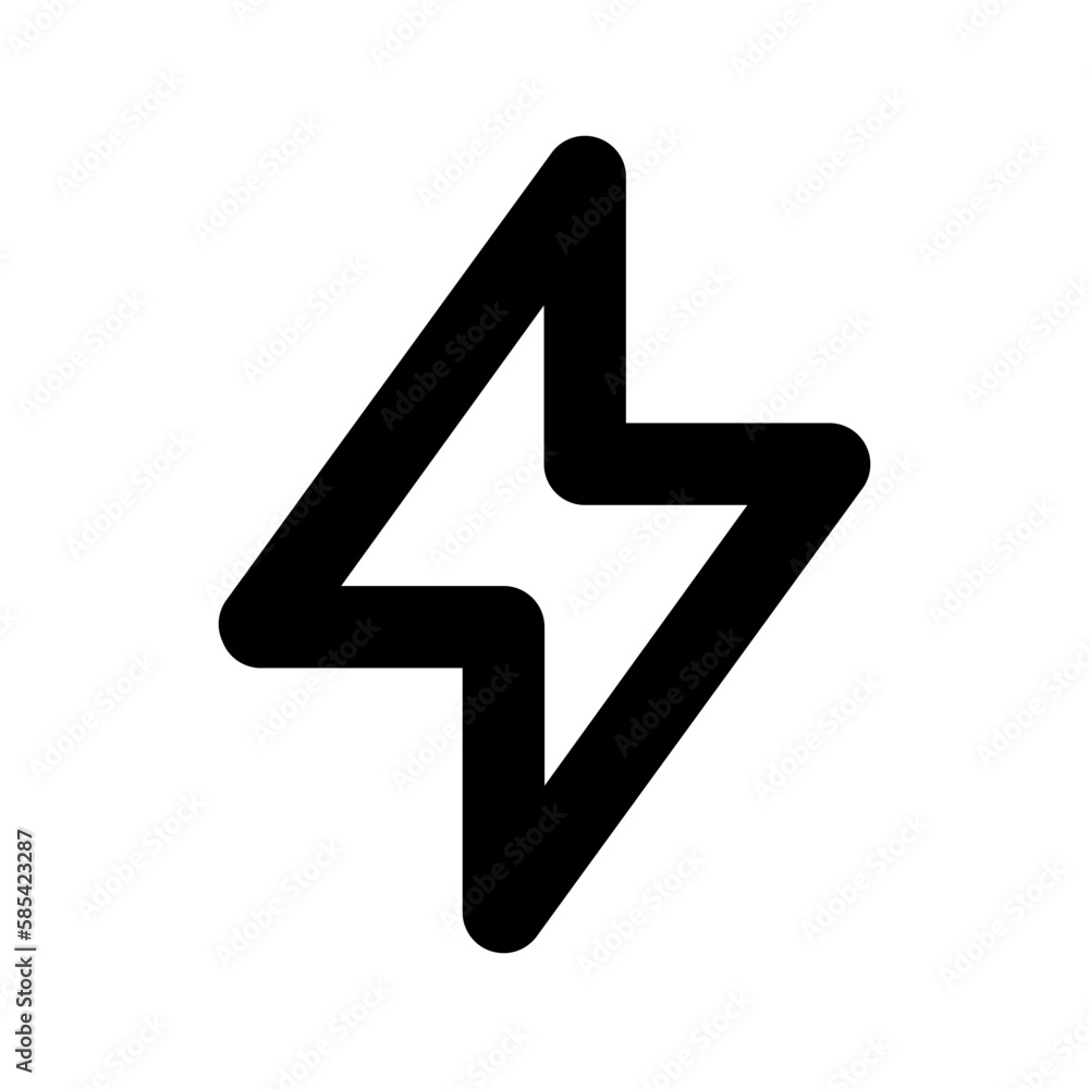 Lightning, electric power vector logo design element. Energy and ...