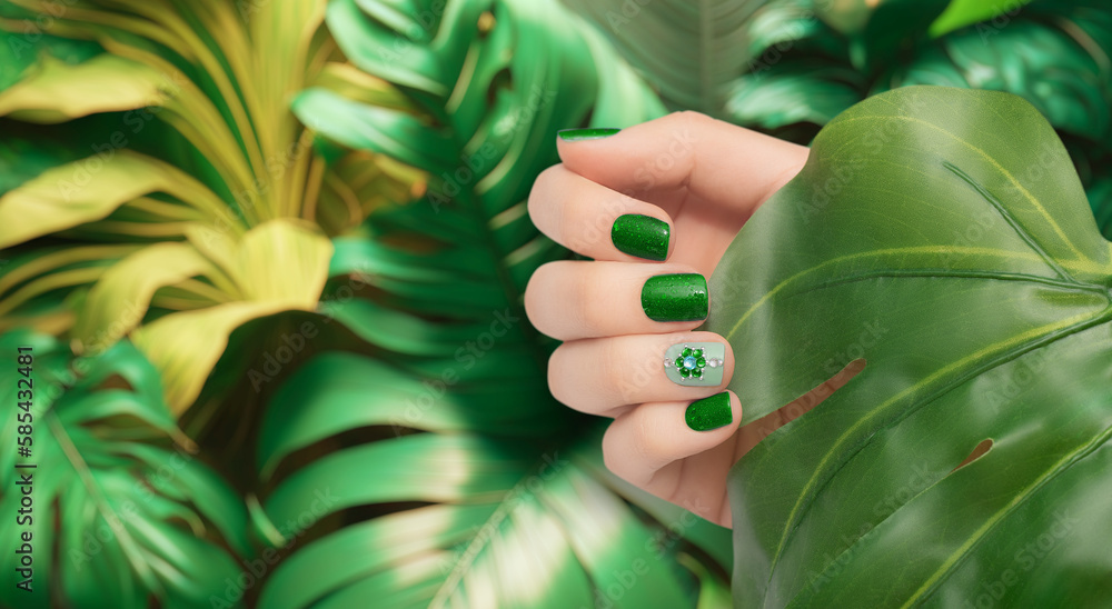 Hand Nail Polish Female Models