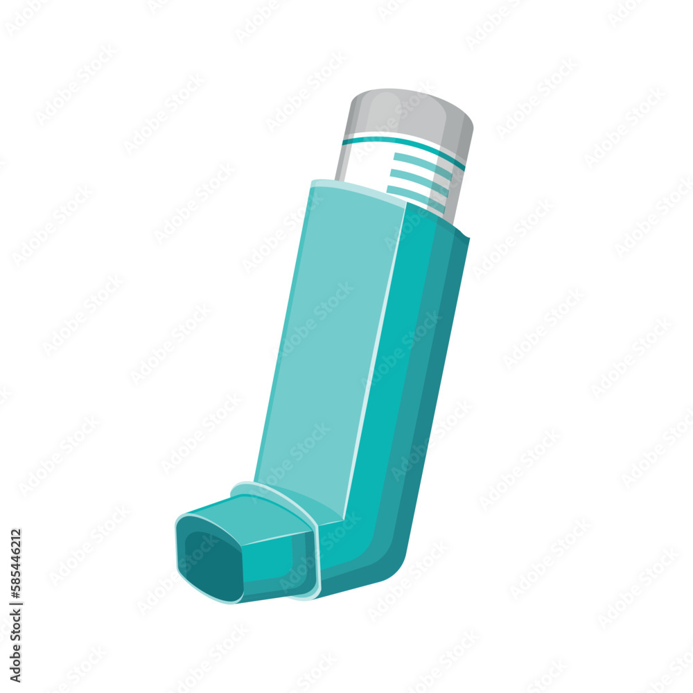 Poster Medical inhaler for patients with asthma and shortness of breath ...