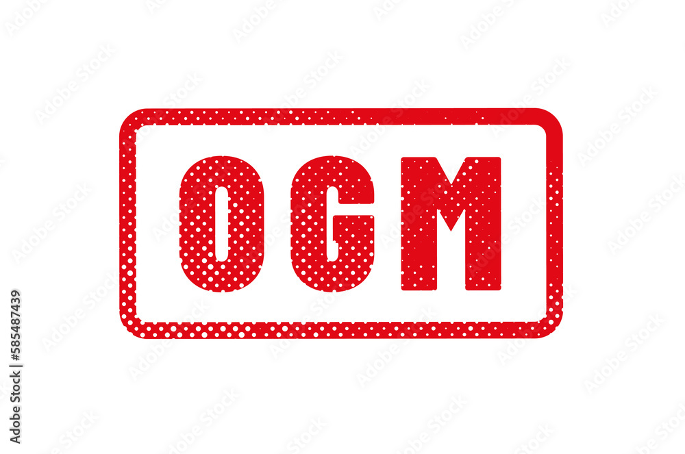 OGM - GMO - organisme génétiquement modifié en france ilustração do ...