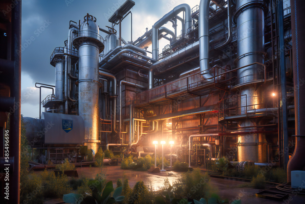 Carbon capture and storage technology is integrated into the import and ...