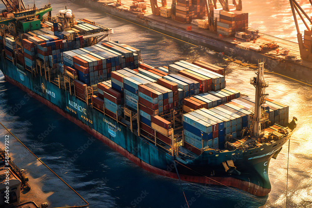 Hybrid cargo ships, powered by renewable energy sources and fossil ...