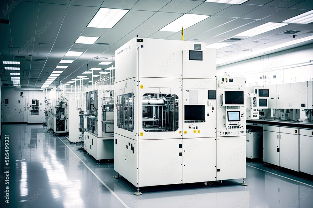 wafer semiconductor manufacturing for computing machines in factory ...
