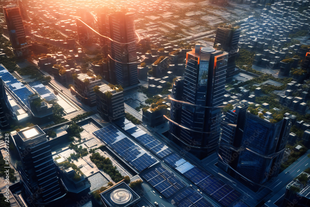 The city's energy needs are met through renewable sources such as solar ...