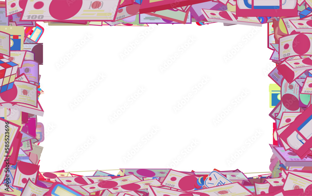 Background pattern abstract design texture. Border frame, transparent ...