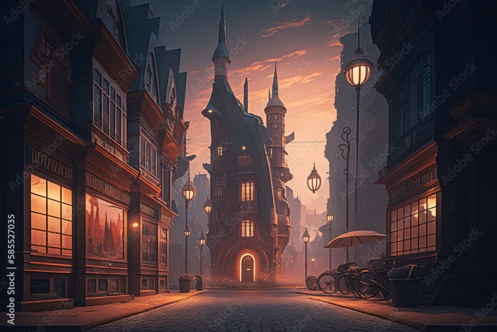 Travel Back in Time: A Gothic Cityscape of Old Europe with VR Chamber ...