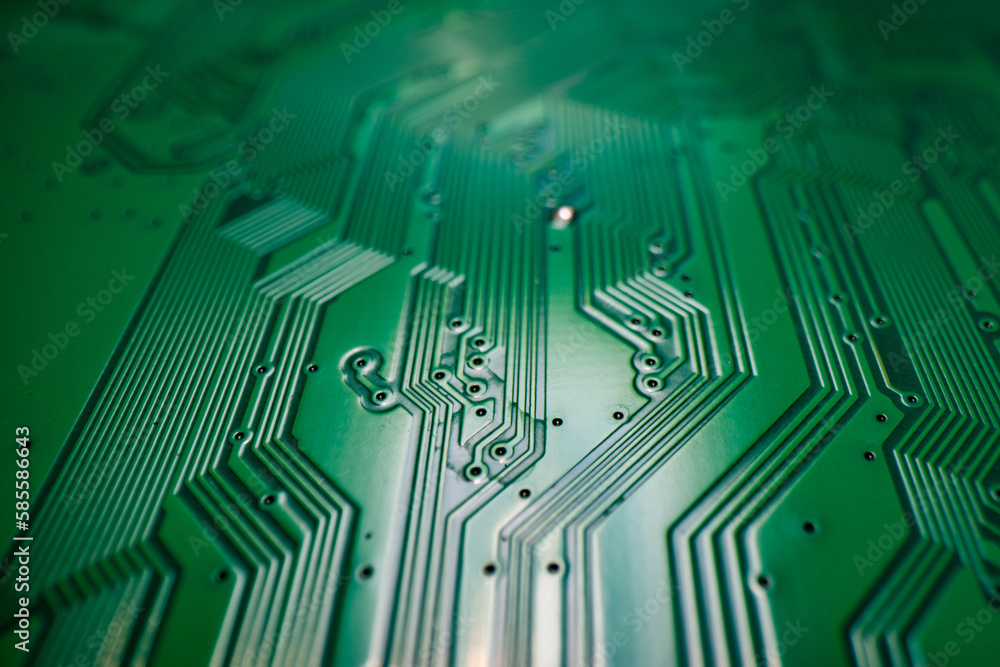 Technology background. High tech electronic circuit board background ...