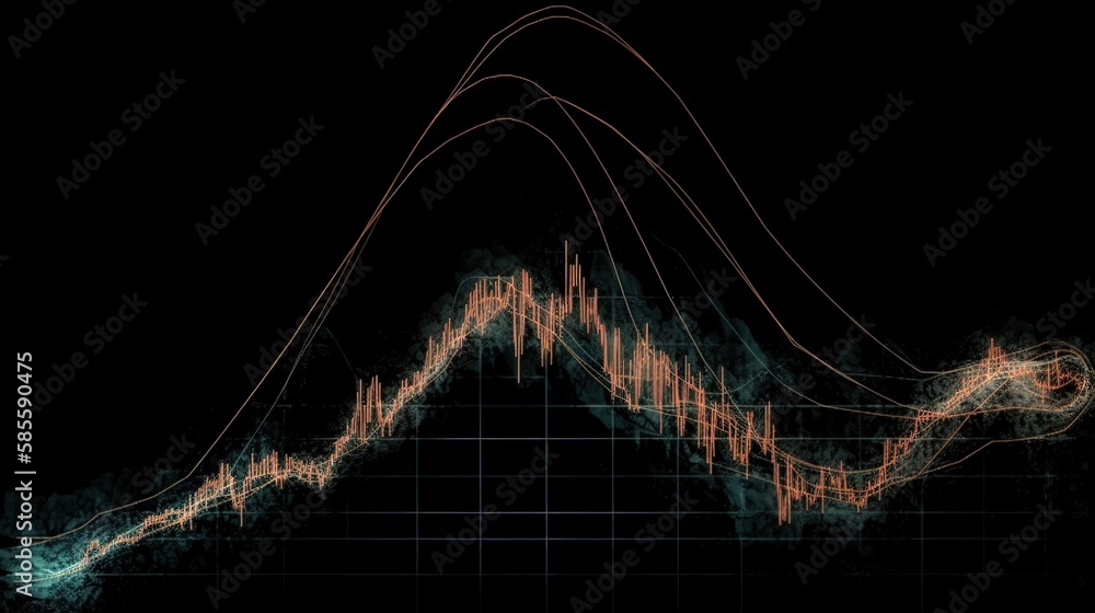 Soaring Stock Chart: Explosive Growth and Moonshot Uptrend in 8K ...