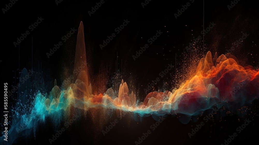 Soaring Stock Chart: Explosive Growth and Moonshot Uptrend in 8K ...