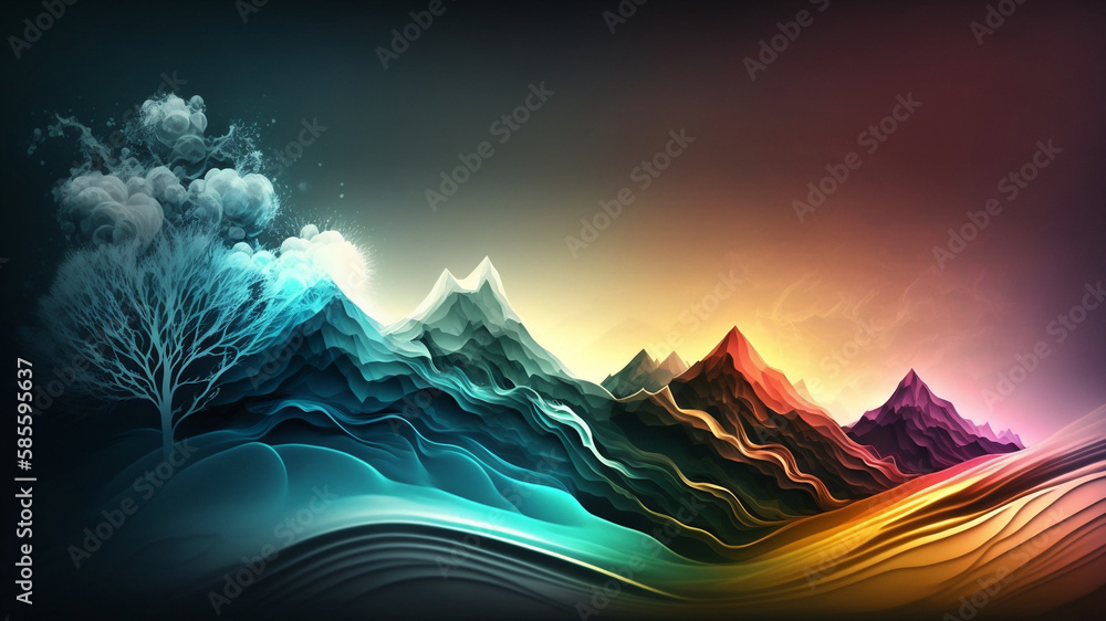 clean background wallpaper, morning panorama, backdrop, home screen ...