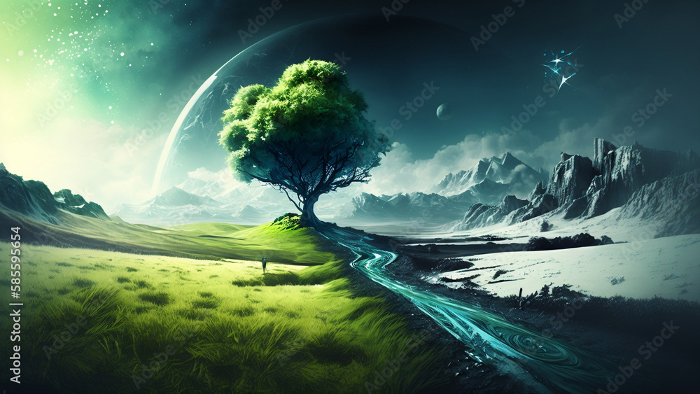 mysterious place, beautiful landscape, background, backdrop, wallpaper ...