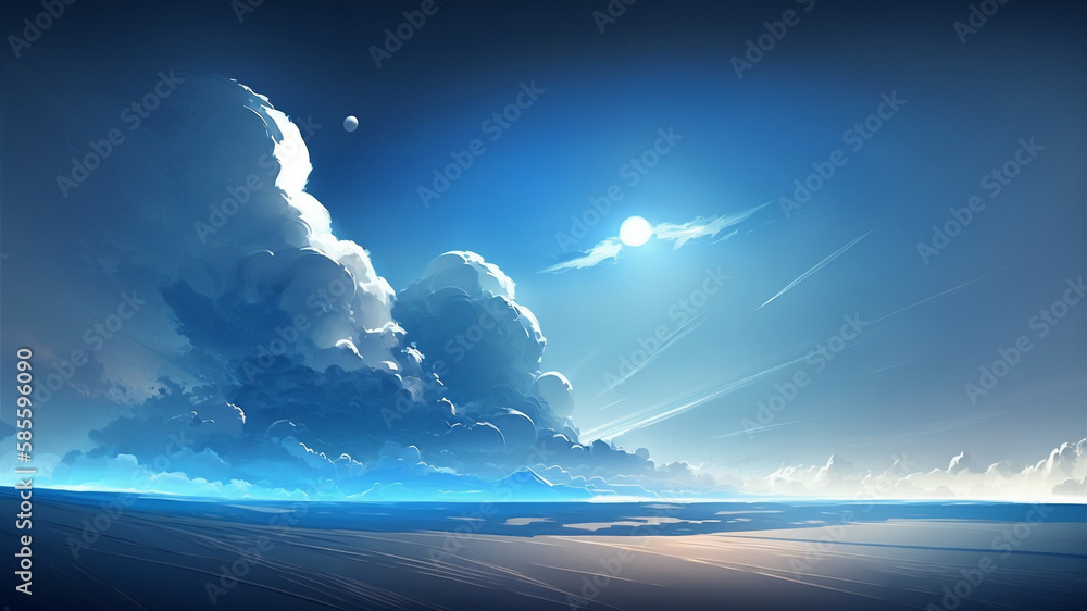 Ocean, Beach and Sky Background / Backdrop / Wallpaper / Home screen ...