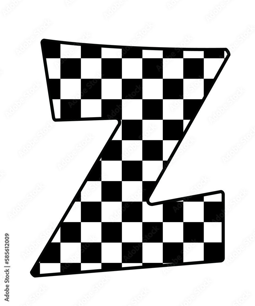 Race road track Checkered font Alphabet litters and Numbers png SVG ...