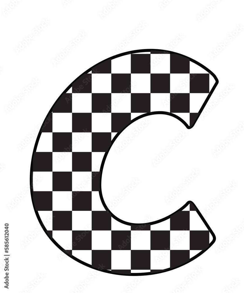 Race road track Checkered font Alphabet litters and Numbers png SVG ...