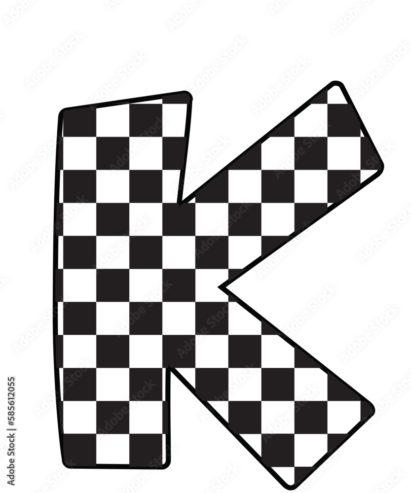 Vetor de Race Track Alphabet SVG,Road Numbers,Letters,Road Bundle ...