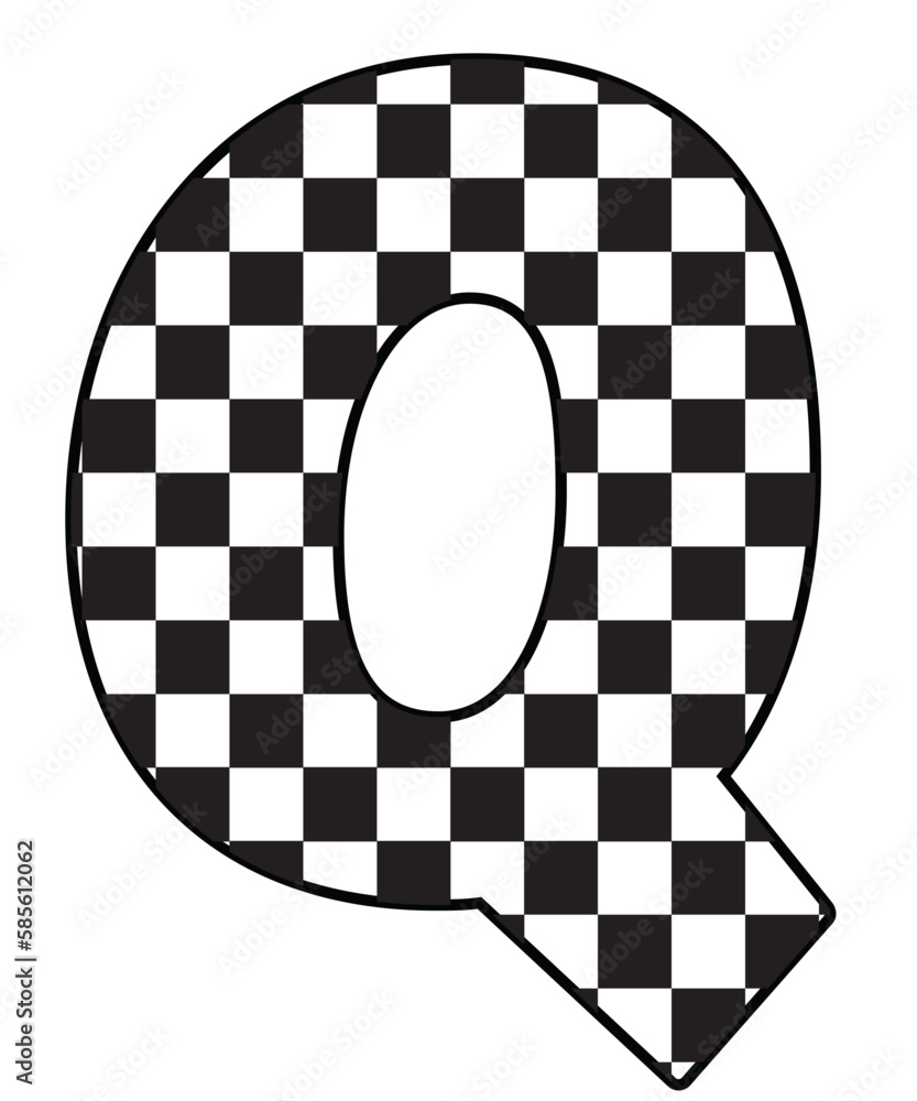 Race road track Checkered font Alphabet litters and Numbers png SVG ...