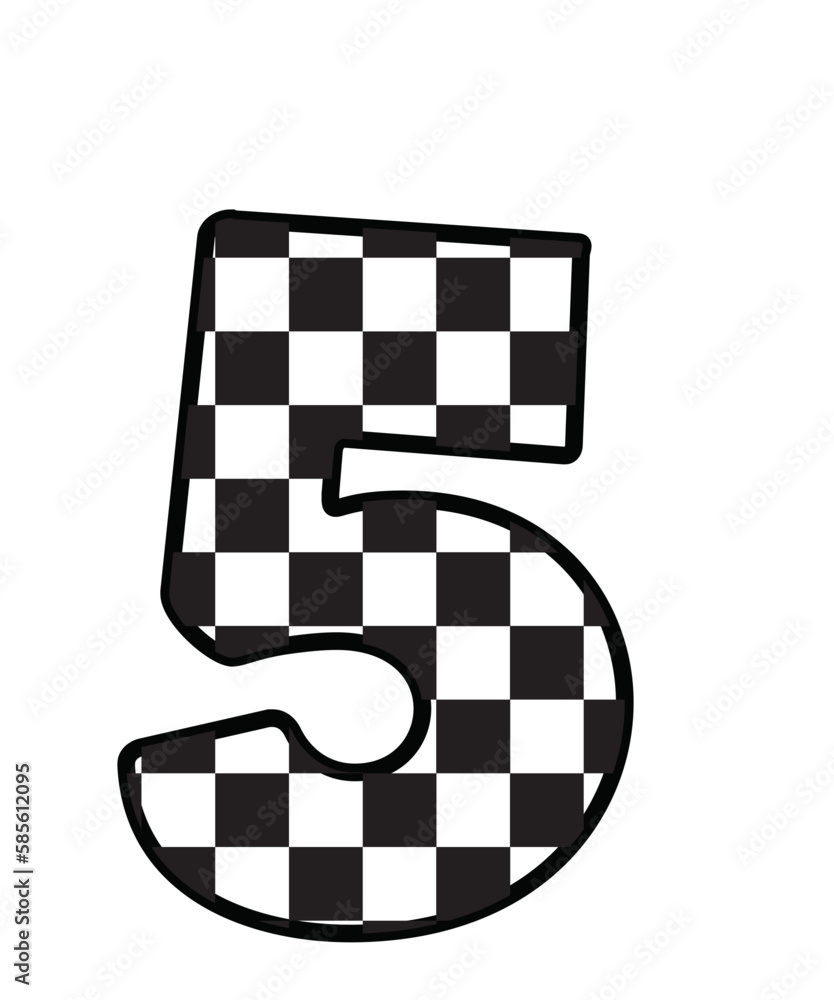 Race road track Checkered font Alphabet litters and Numbers png SVG ...