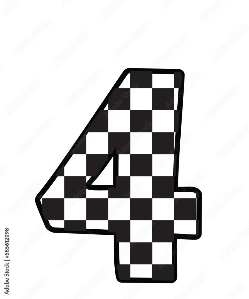 Race road track Checkered font Alphabet litters and Numbers png SVG ...