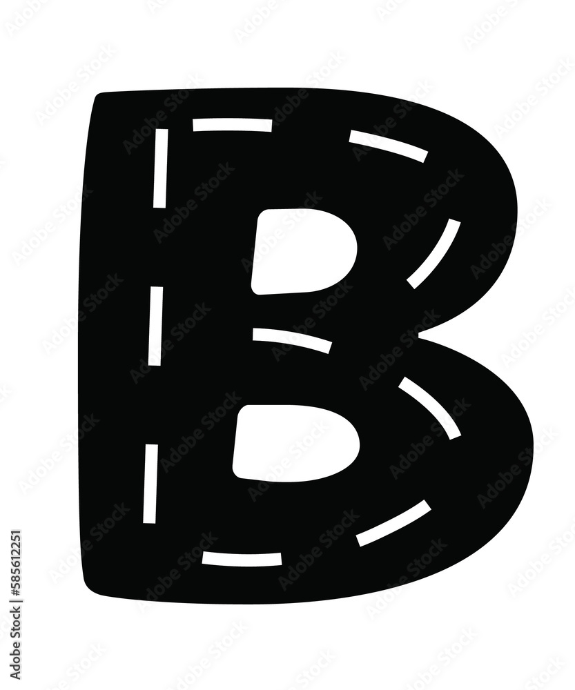 Ilustração do Stock: Race Track Alphabet SVG,Road Numbers,Letters,Road ...